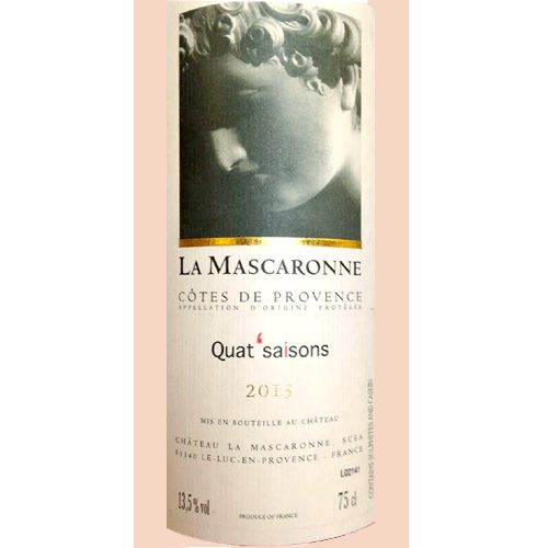 Domaine Mascaronne Quat'Saisons - rosé wine - Provence - French wine ...